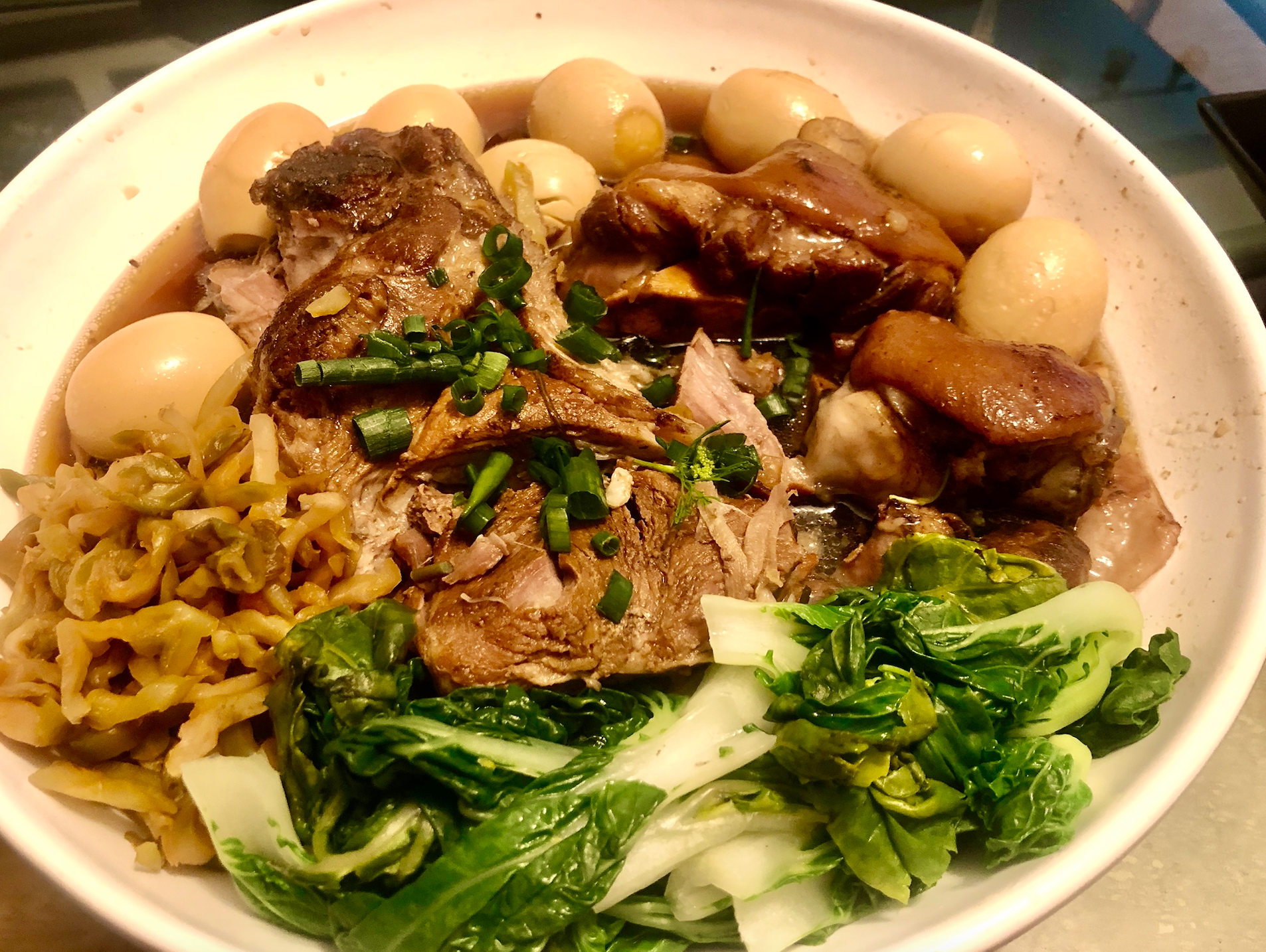 Thai Stewed Pork Leg - Khao Kha Moo - Taste Topics
