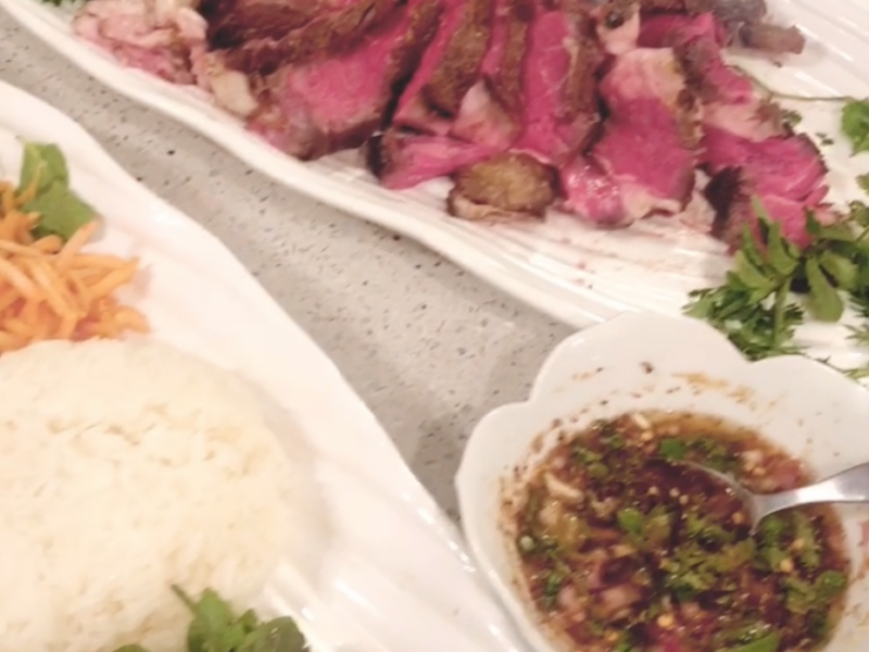 Thai Crying Tiger Steak with Jeaw dipping sauce - Taste Topics